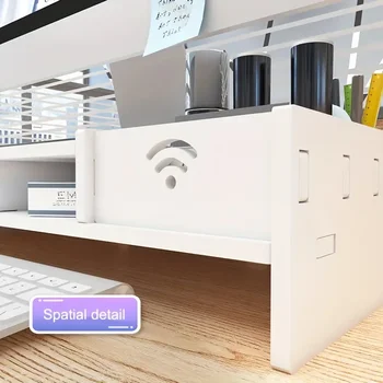 Office Multi-functional Drawer Storage Rack Desktop Computer Raise ...