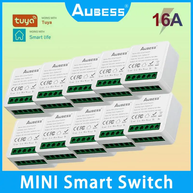 Tuya Zigbee / WiFi Smart Switch Smart Home DIY Light Switches 16A 2 way ...
