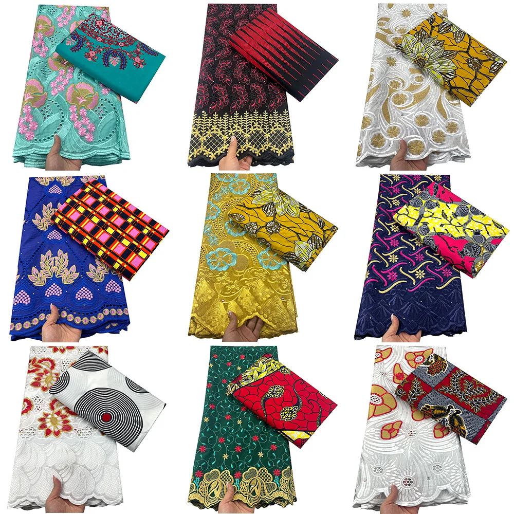 African Wax Fabric for Party Dress Real Wax Fabric Dutch Cotton ...