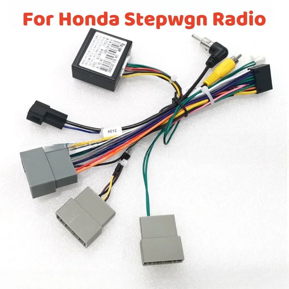 Car 16 Pin Audio Wiring Harness With Canbus Box For Honda Stepwgn 2023 ...