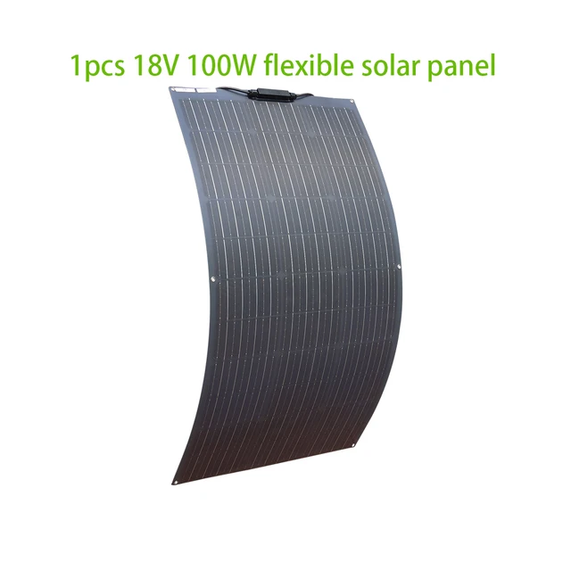 solar panel kit complete or 18V Flexible Mono Photovoltaic 100W 200W 300W 400W Panel Solar 12V ...
