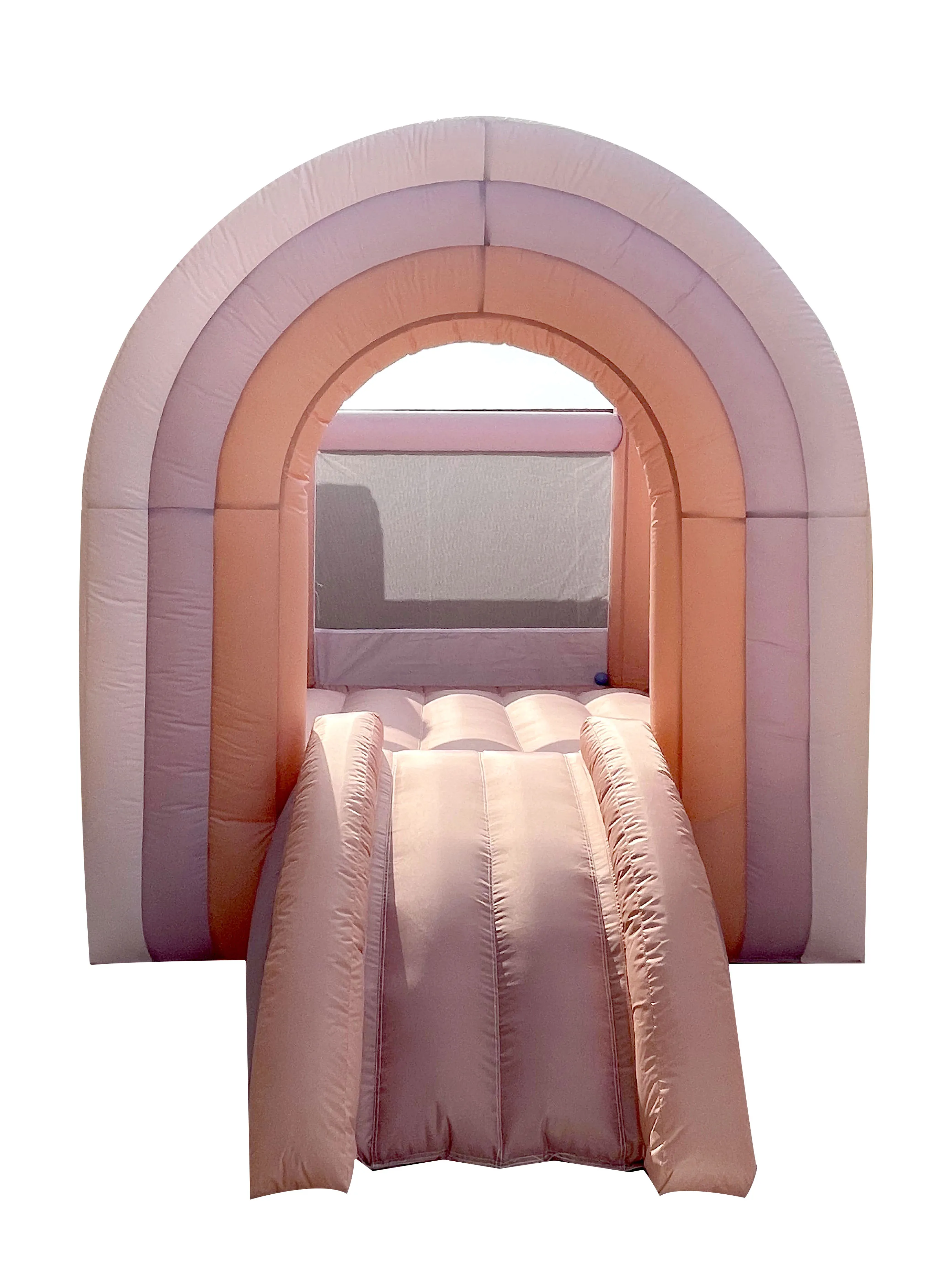 6x8ft-Rainbow-Orange-Pastel-Colored-Inflatables-Jumper-For-Kids-Blow-Up ...