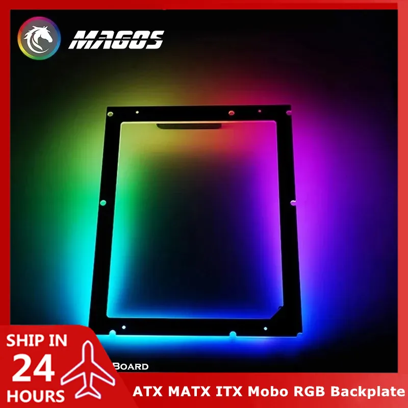 Computer-Motherboard-Hintergrund-beleuchtung-RGB-Back-plate-Frame ...