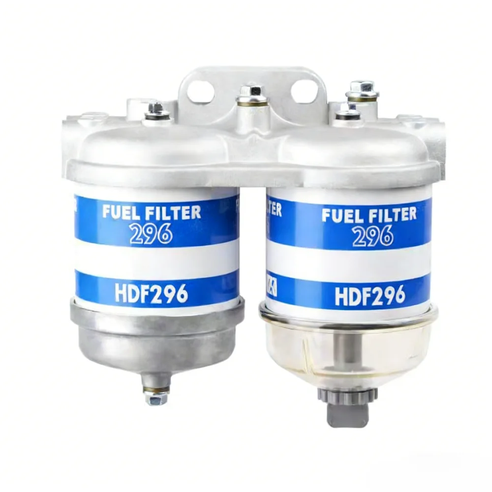7111-296 Double Fuel Filter Assembly Compatible With Ford Tractor ...