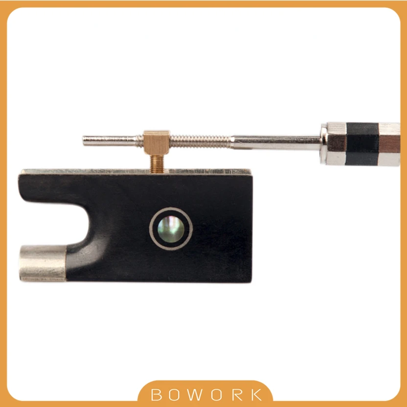 Full-Size-4-4-Violin-Bow-Ebony-Frog-With-Screws-For-Pernambuco-Violin ...