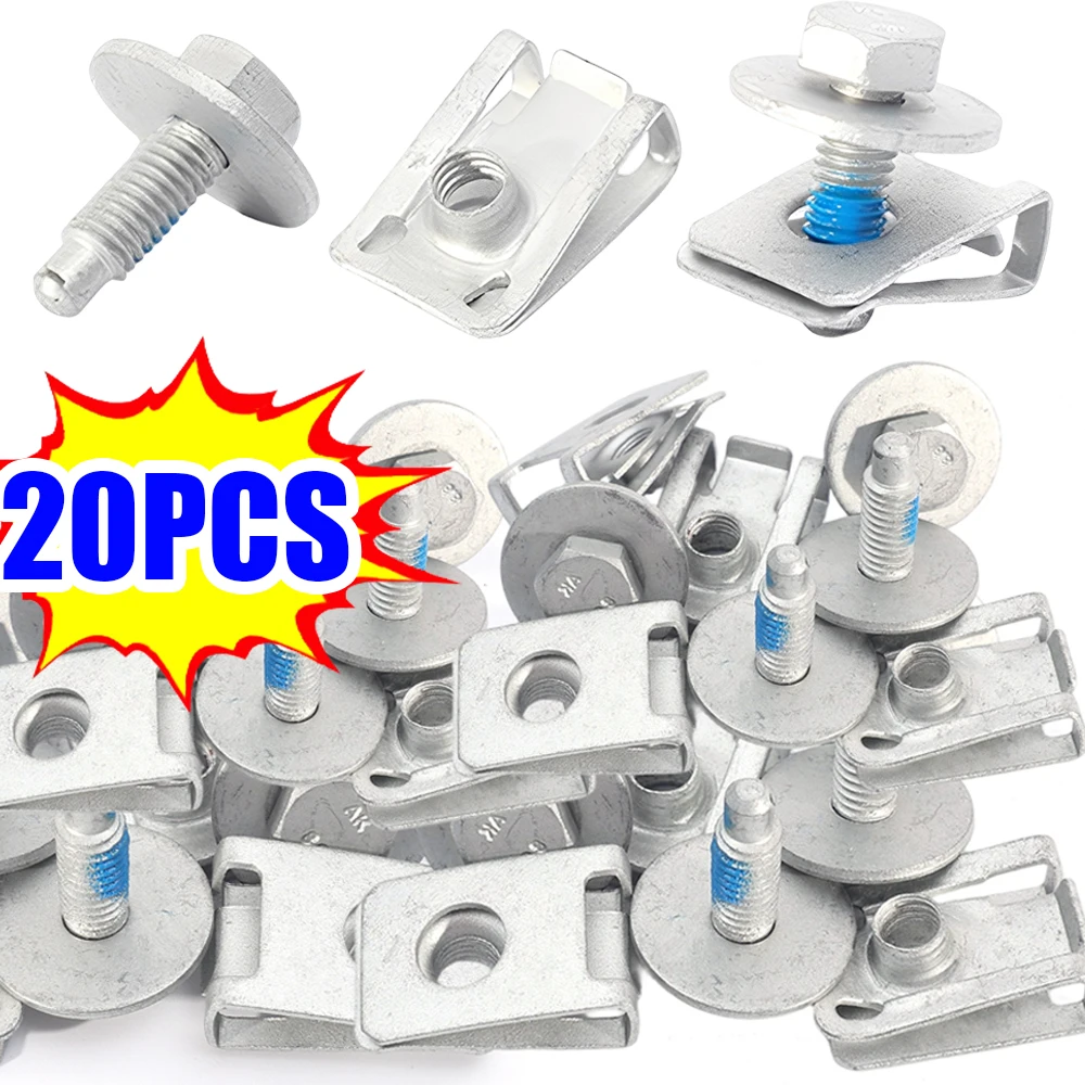 M6 Car Engine Underguard Chassis Screws Hex Head Bolt with Washer ...