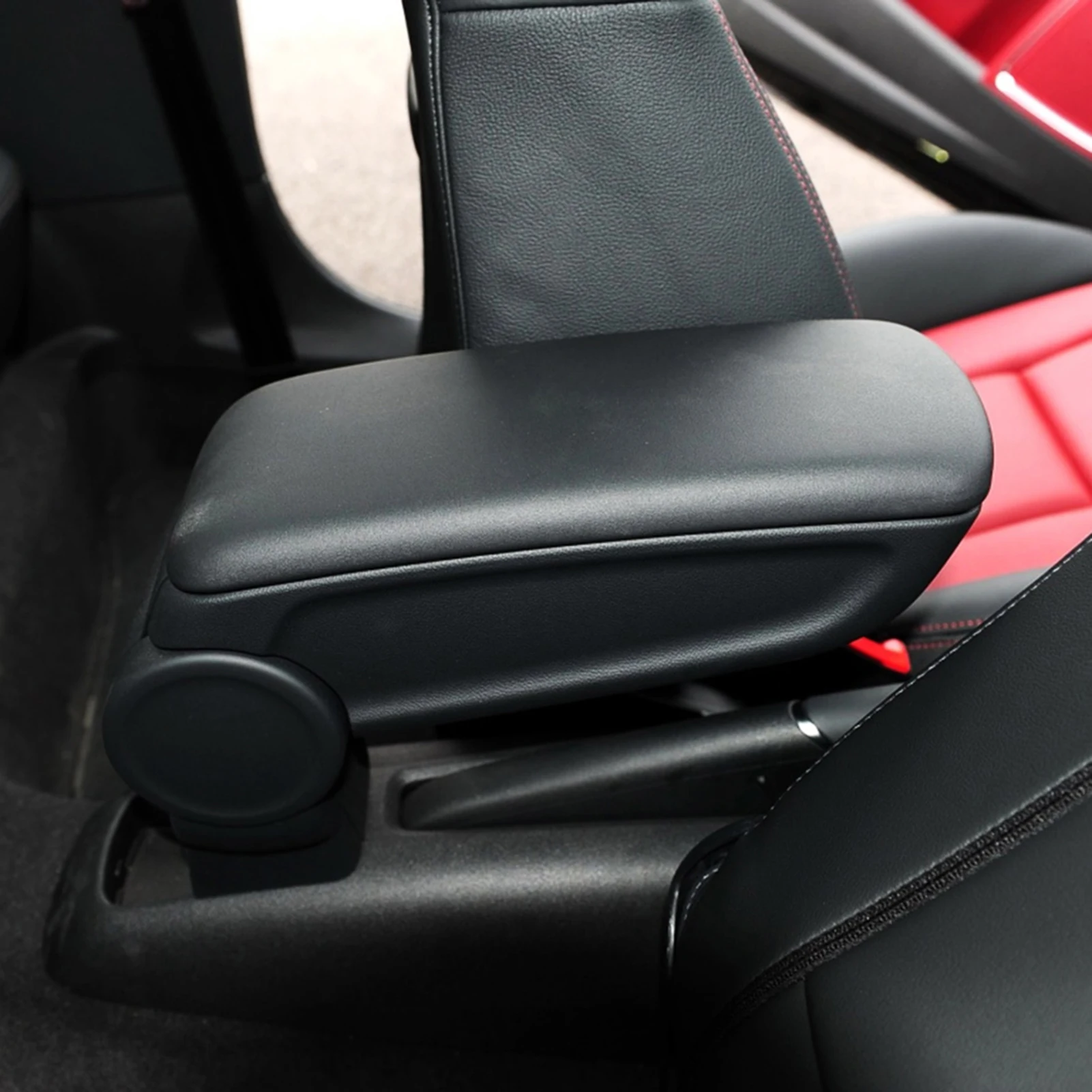 Leather Armrest Centre Console Lid Cover Replacement For Audi A1 8X1 ...