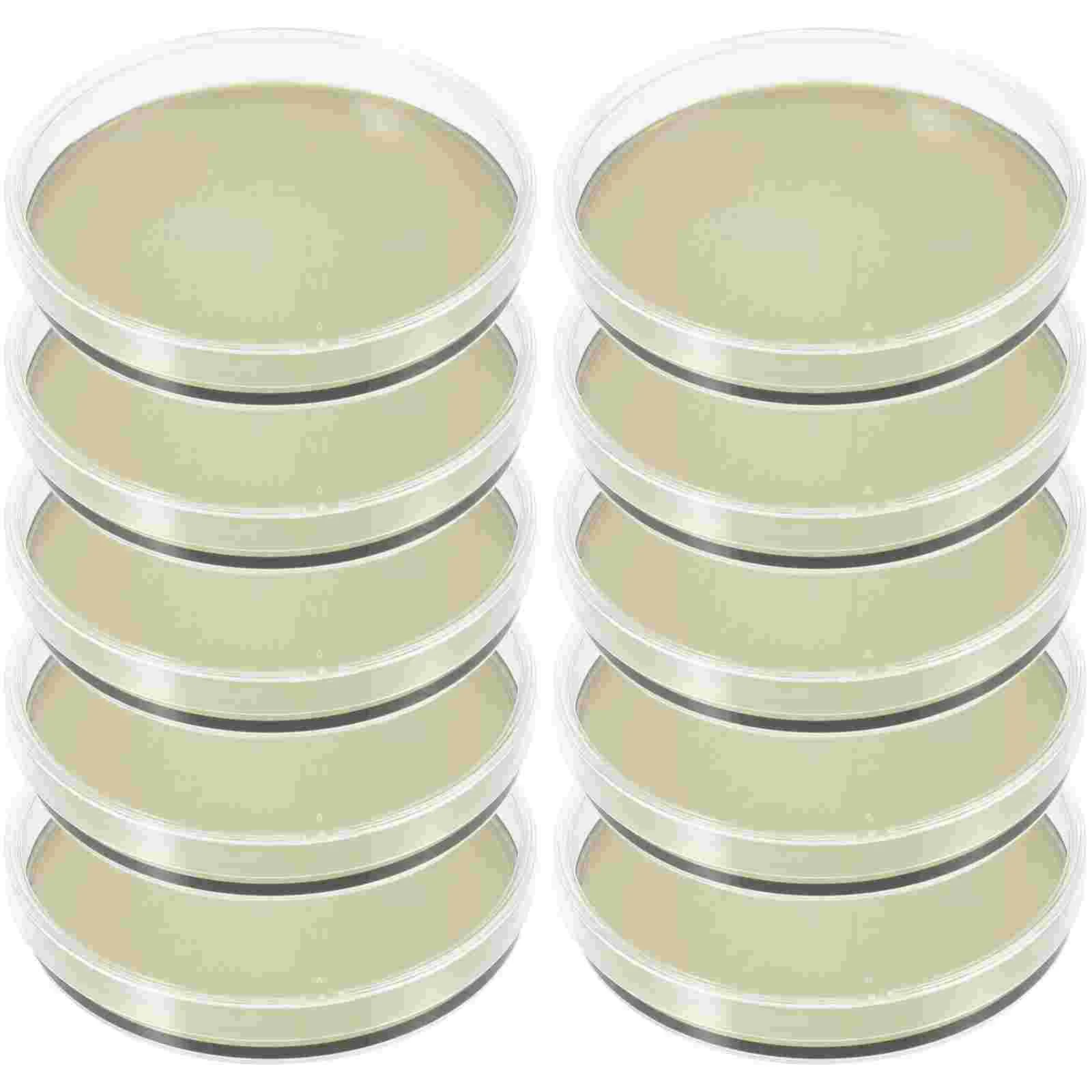 10-Pcs-Agar-Test-Kit-Science-Project-Prepoured-Petri-Dishes-Portable ...