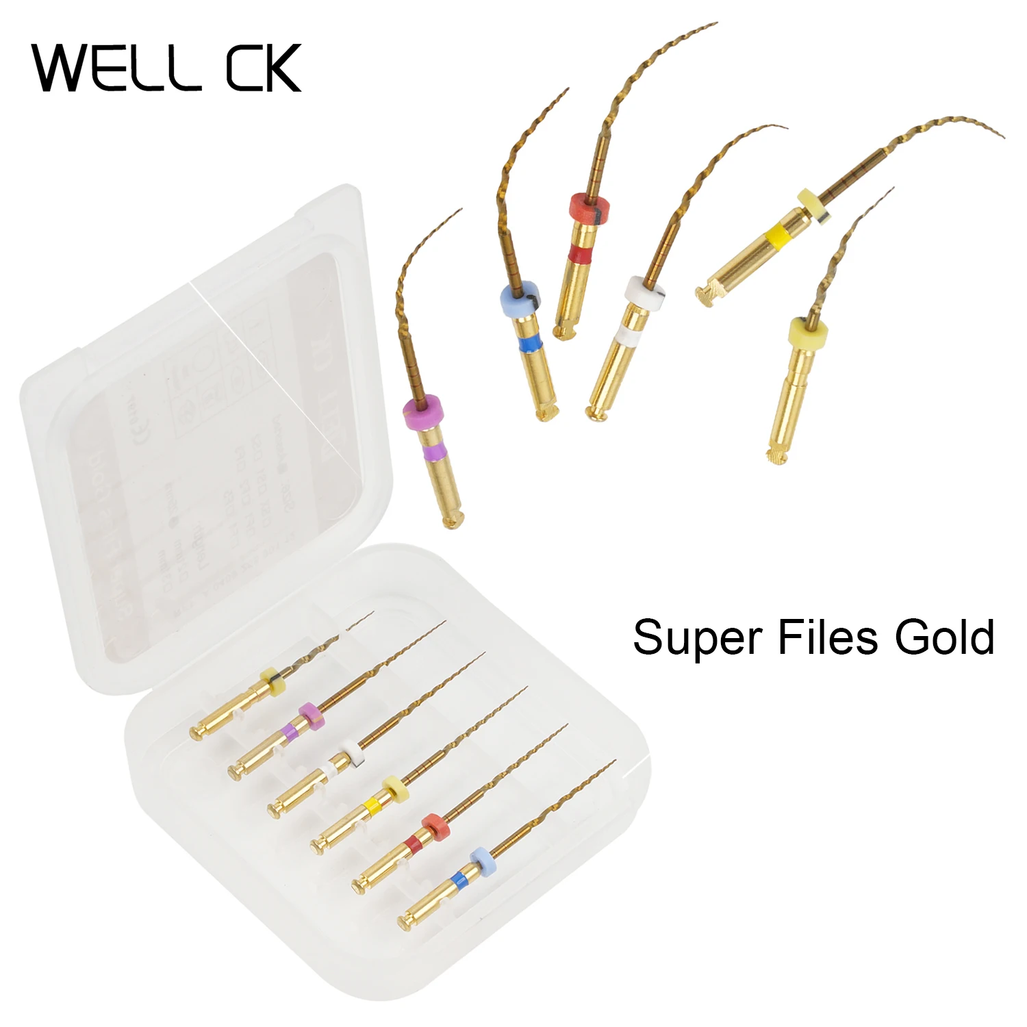 6Pcs-Box-Dental-Super-Files-Glod-Rotary-File-19mm-21mm-25mm-31mm-SX-F3 ...