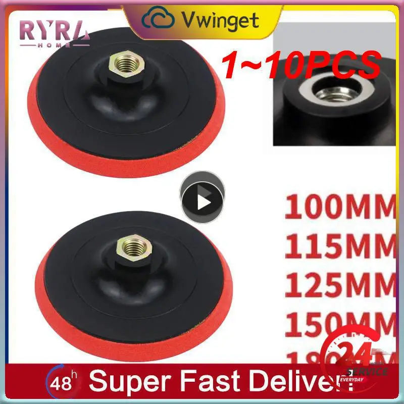 1-10PCS-Backing-Plate-M10-M14-Hook-Loop-Polishing-Buffing-Pad-Backer-3 ...