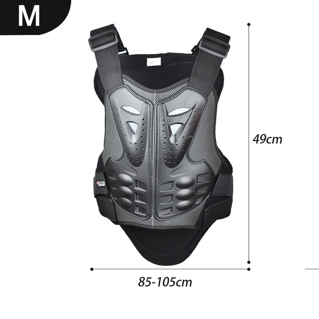 Motorcycle Protector Armor Reflective Protection Chest Vest Cover ...
