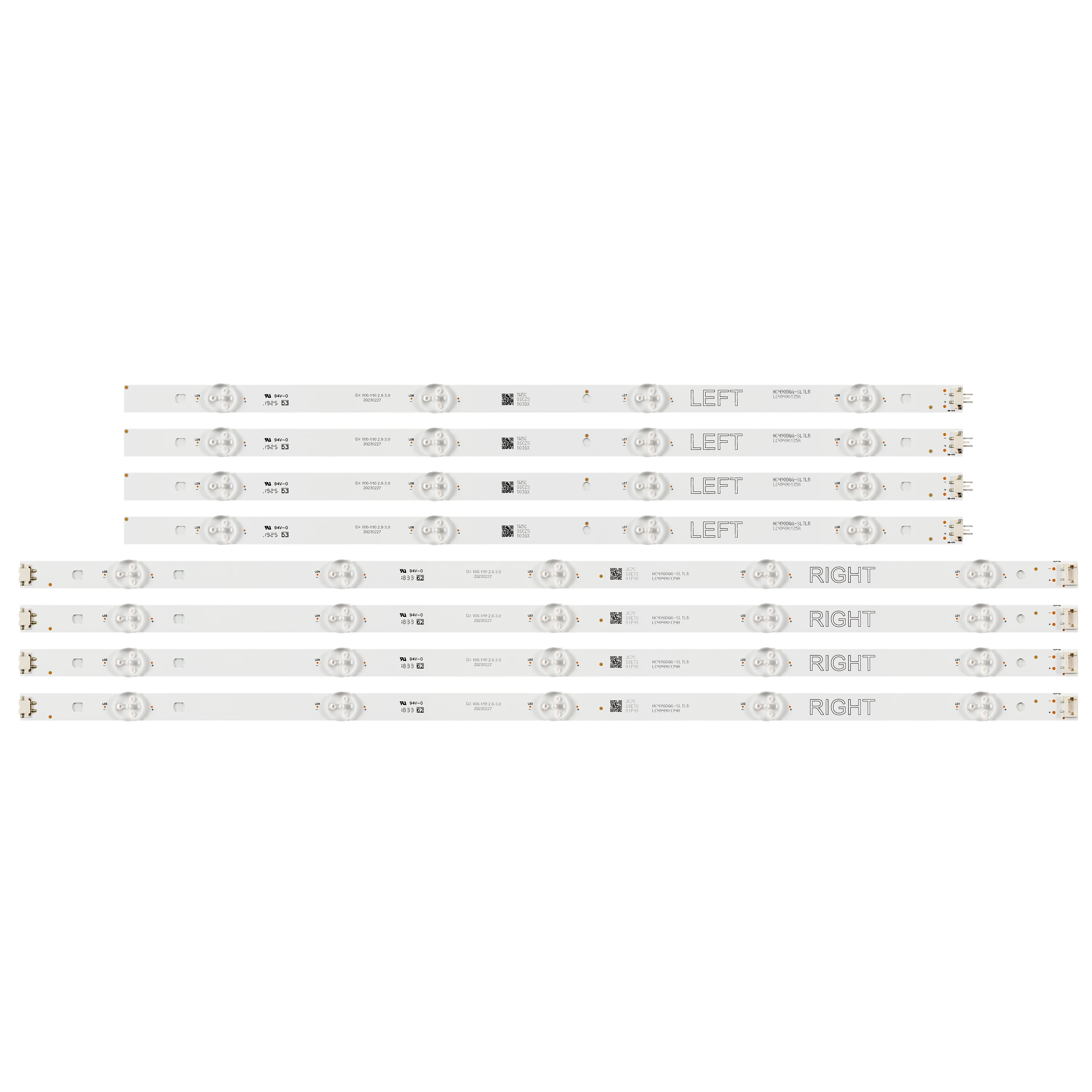 LED strip for LG 49UJ632T-TA 49UJ630V-TA 49LJ5500-UA 49UK6200PUA ...