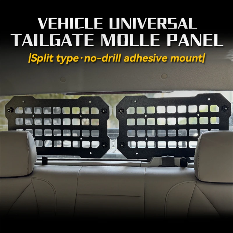 Vehicle-Window-Organizer-Tactical-Molle-Panel-for-Modular-Storage ...