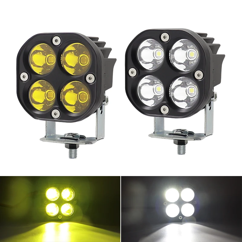 3inch-40W-Mini-LED-Work-Light-Square-Car-Yellow-White-Spotlight-12V-24V ...
