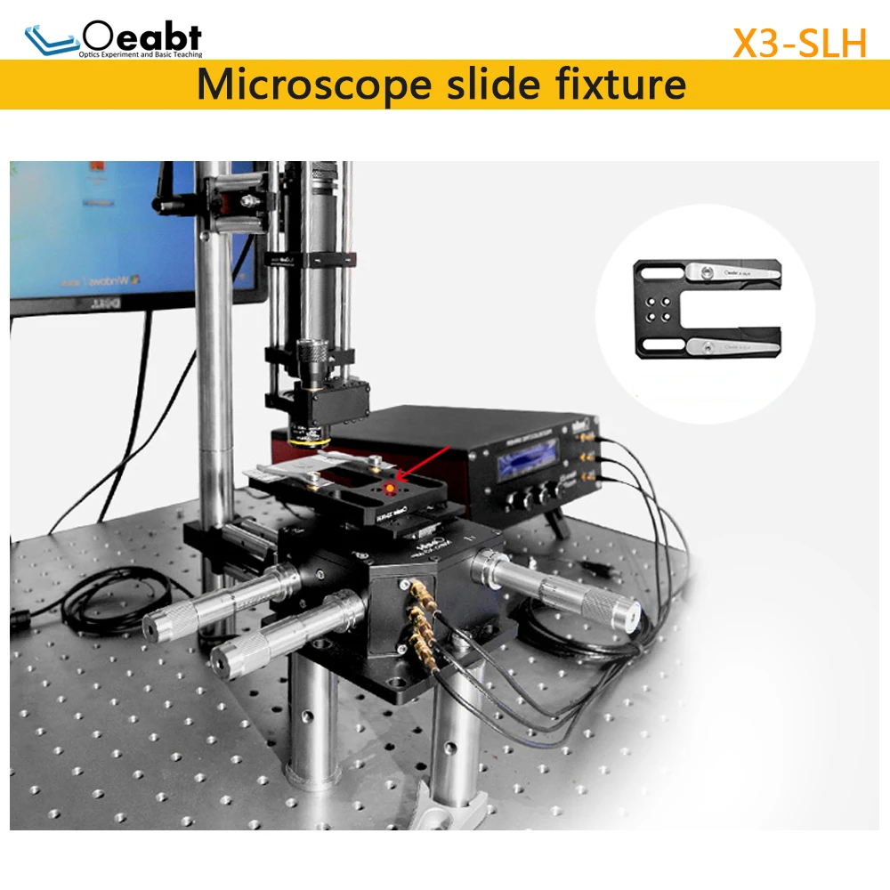 Laserland X3-SLH Microscope Slide Fixture Display Clip Fixing Fixture ...