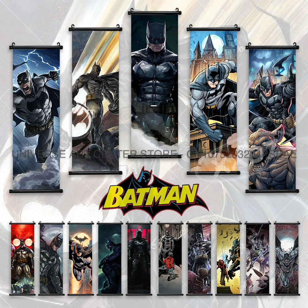 DC-Comics-poster-Batman-Hanging-Painting-Justice-League-Canvas-Wall-Art ...