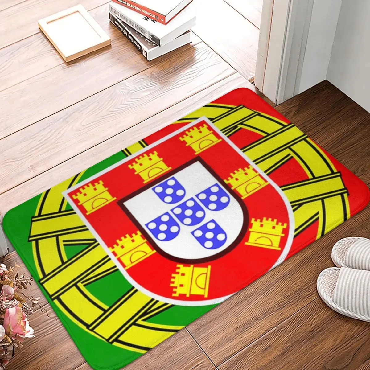 Portugal-Flag-Doormat-Rug-Carpet-Mat-Footpad-Polyester-Non-slip ...