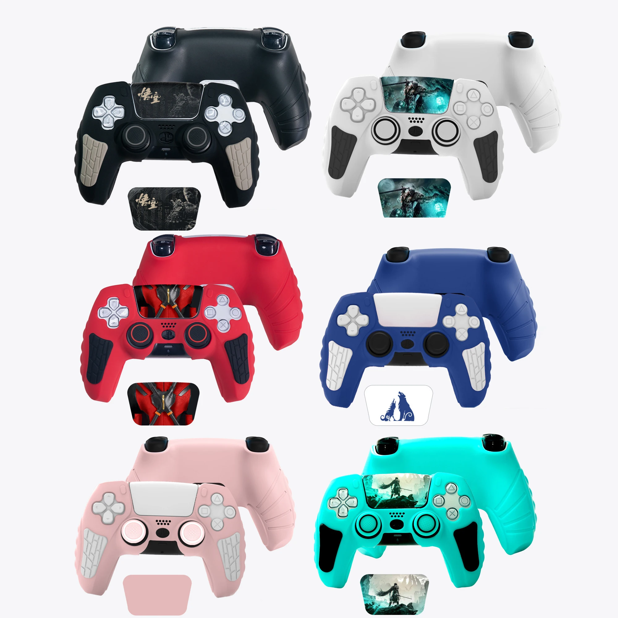 Non-Slip-Silicone-Soft-Protector-Sticker-Skin-For-Sony-Dualsense-5-PS5 ...