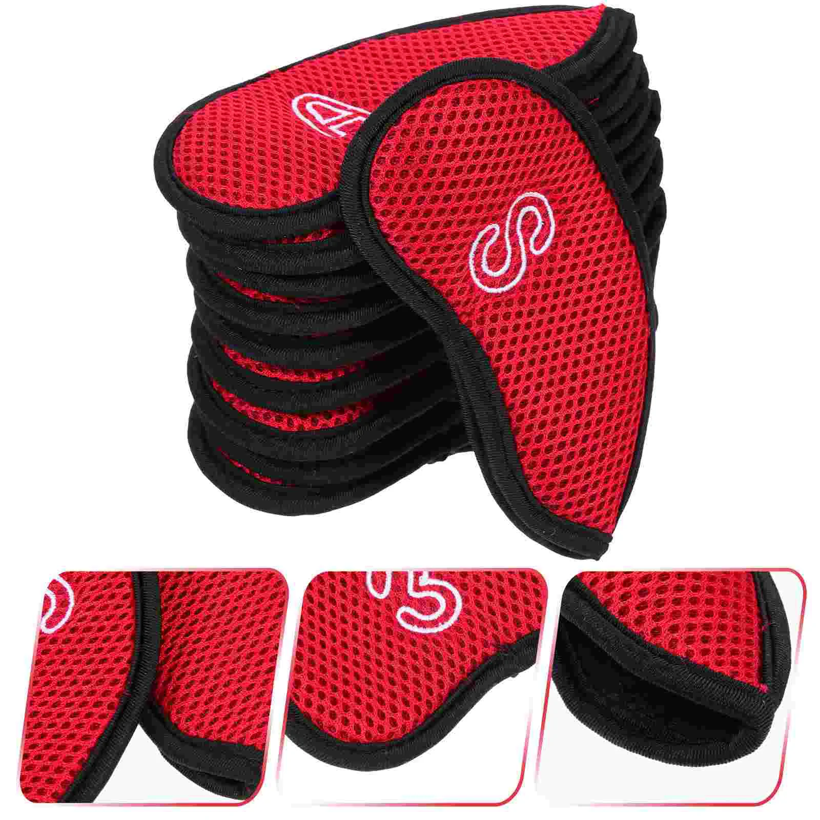 10-Pcs-Breathable-Golf-Club-Cover-Headcover-FUN-BALLS-Net-Golfs-Rods ...