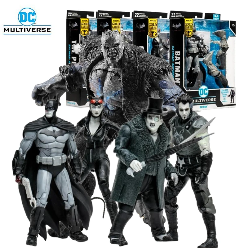 Mcfarlane McFarlane DC 7 "Arkham City Black & White Gold Limited ...