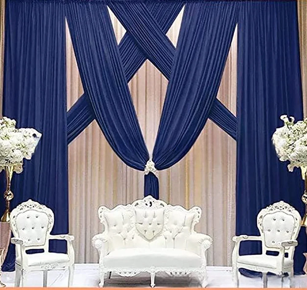 Royal blue and white wedding backdrops 60 photos - Astyledwedding.com
