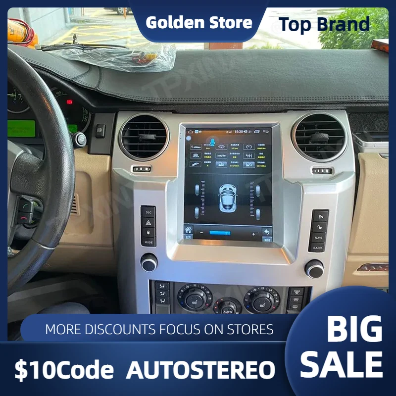 Carplay-Android13-For-Land-Rover-Discovery-3-LR3-Tesla-Style-Screen-Car ...