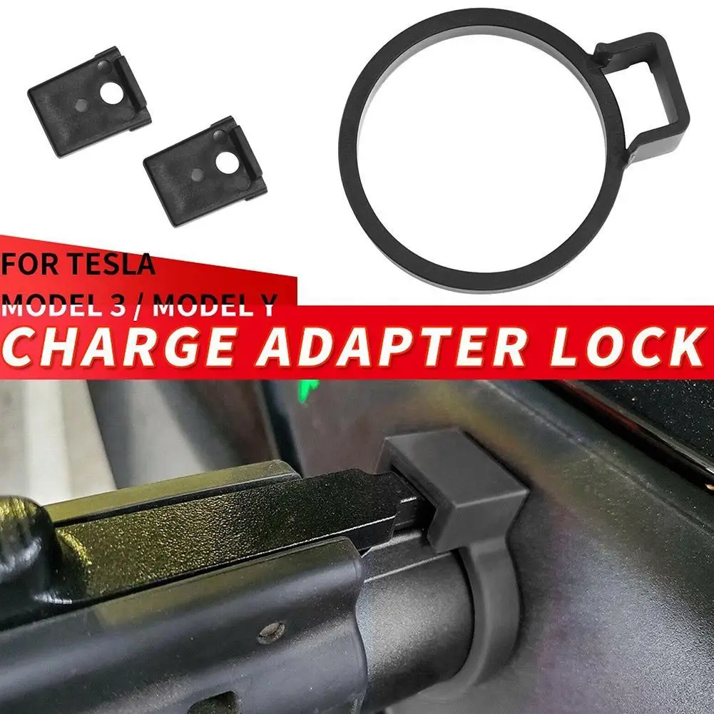 for Tesla Model 3 2022 Model Y Charge Adapter Charging Lock Safety ...
