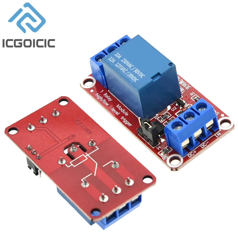 1-Canal-5V-12V-24V-M-dulo-de-Rel-Isolamento-de-Acoplamento-ptico-de ...