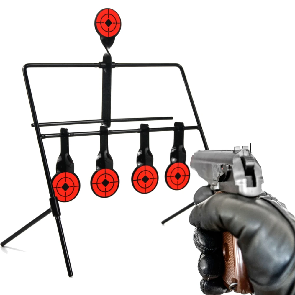 Spinner-de-a-o-port-til-para-Air-Gun-Handgun-Auto-Resetting-Metas ...