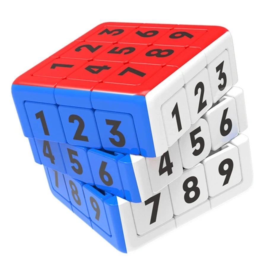 Yuxin-2x2-3x3-Number-Magnetic-Magic-Cube-Speed-Puzzle-Magnetic-Cubo ...
