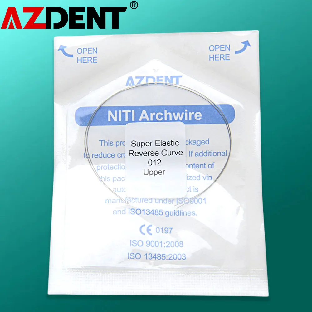 1PACK-2PCS-PACK-AZDENT-Dental-Orthodontic-Super-Elastic-NITI-Reverse ...