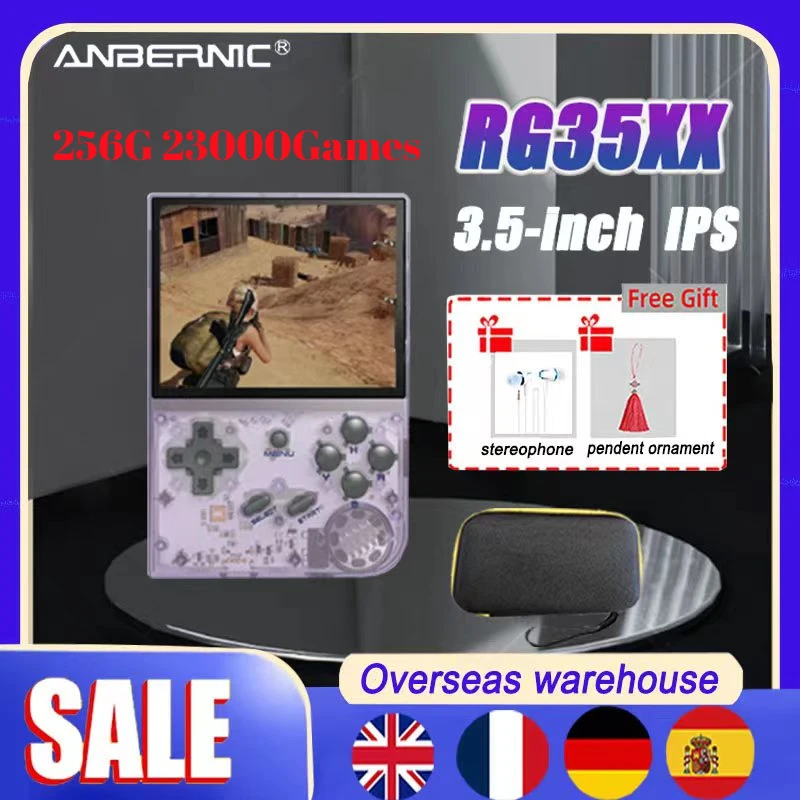 ANBERNIC Mini consola de juegos portátil Retro RG35XX, sistema Linux ...