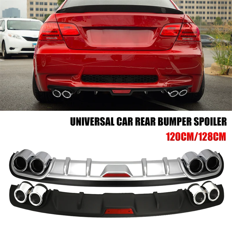 Universal-Rear-Bumper-Spoiler-Diffuser-Rear-Lip-Rear-Spoiler-ABS ...