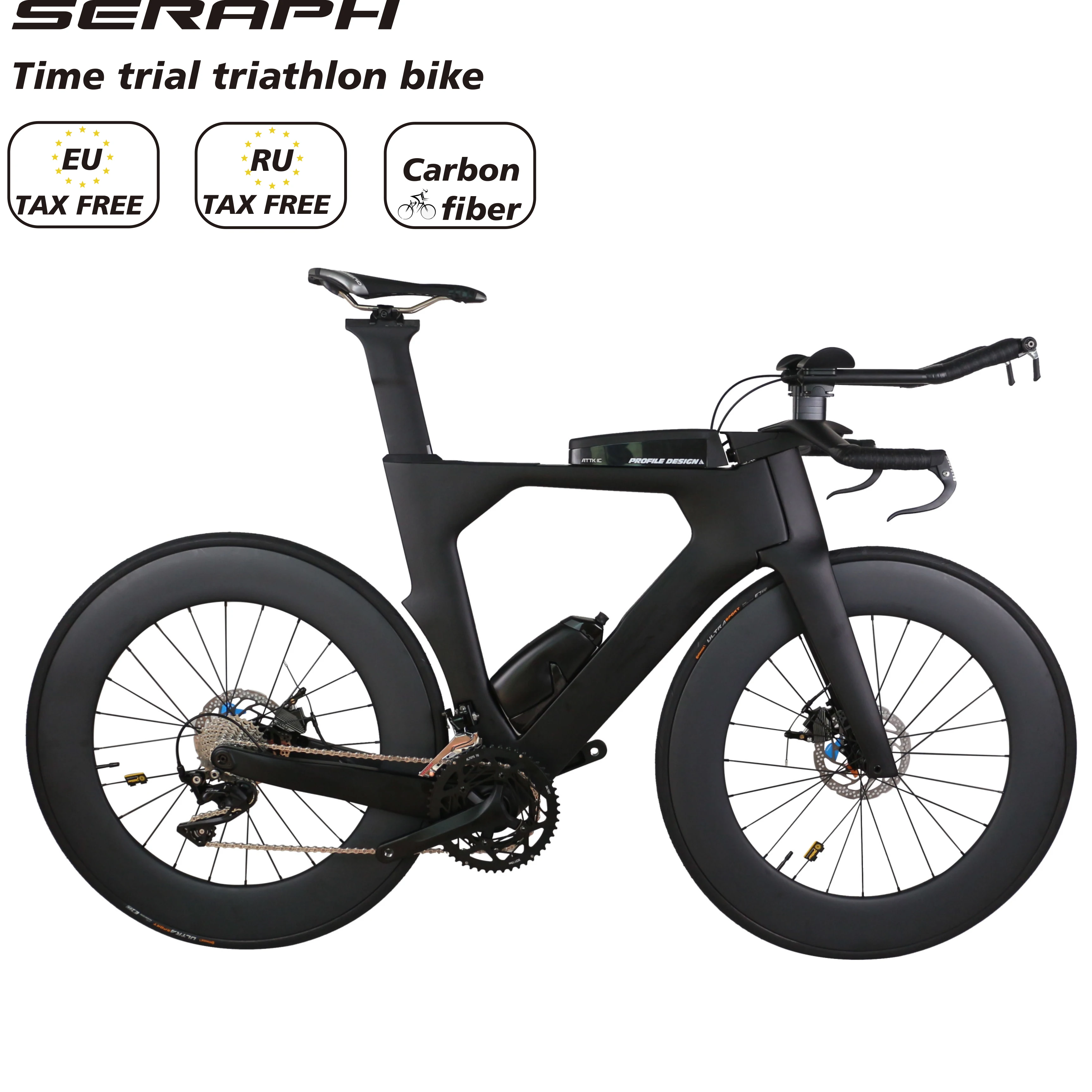 2021 Oem Merk Fiets Carbon Frame Triathlon Time Bike Tapper Buis Carbon ...