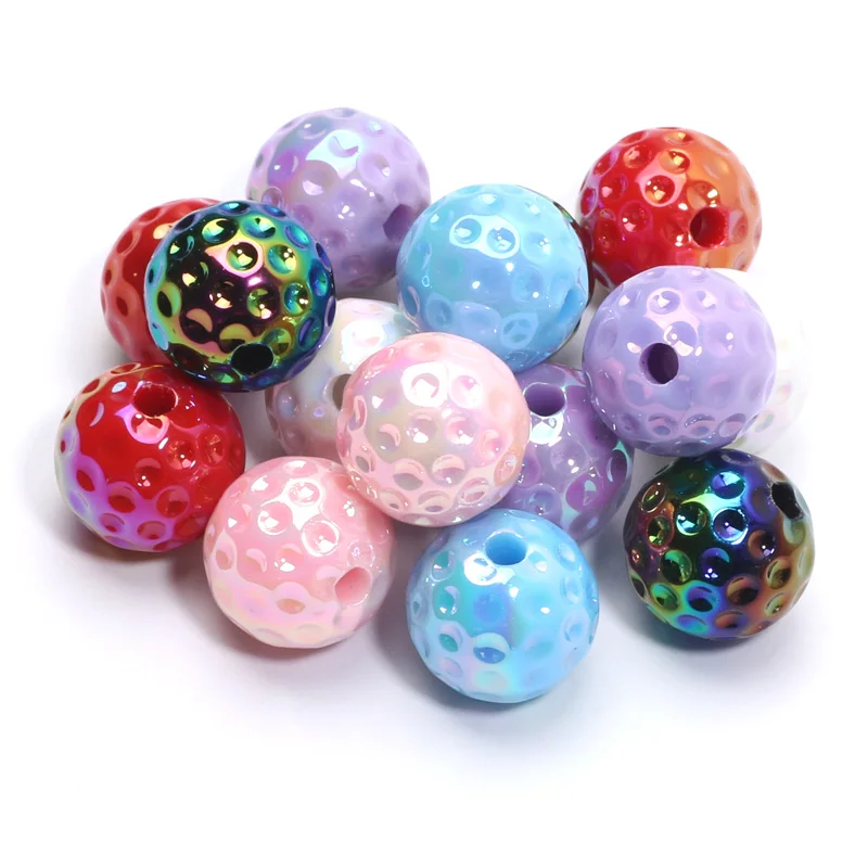 16mm-10pcs-ABS-Acrylic-Spacer-Bead-Candy-Color-Meteorite-Shape-For-DIY ...
