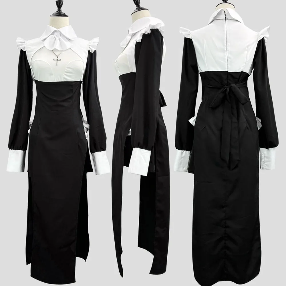 Disfraz-de-monja-de-S-5XL-grande-traje-tradicional-de-Valak-para ...