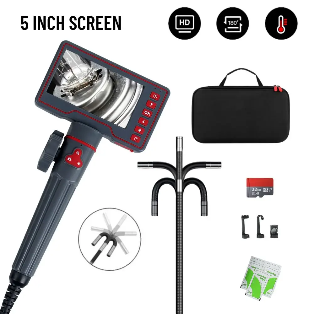 6mm-1080P-HD-Steering-Industrial-Endoscope-Bidirectional-Articulated ...