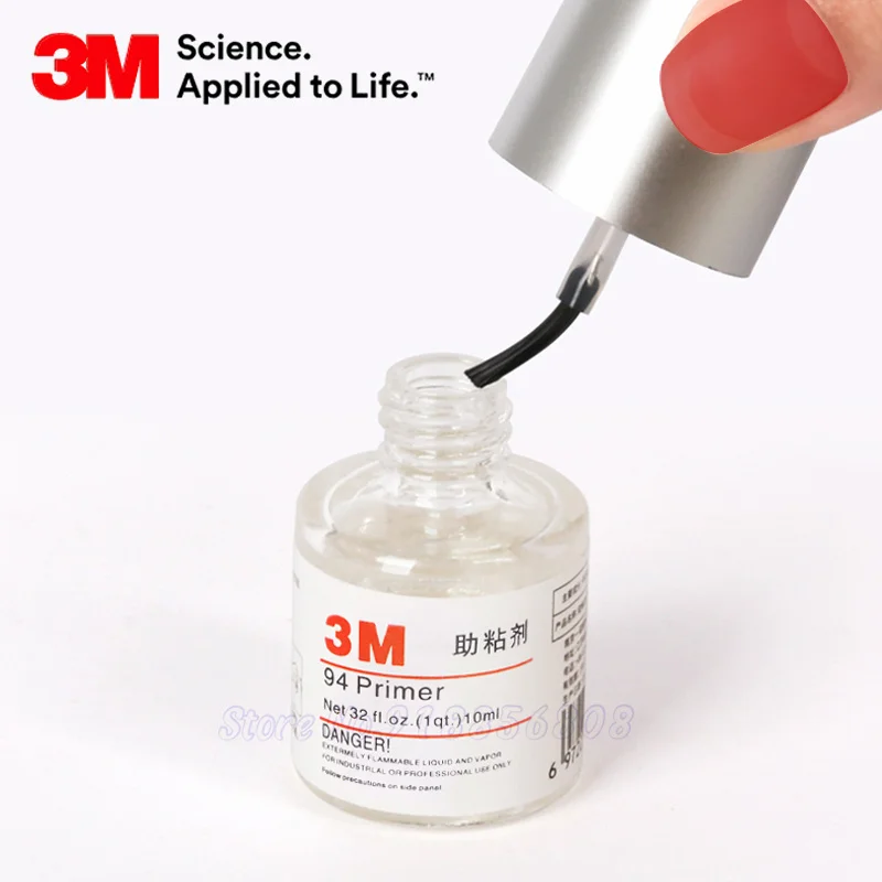 프라이머 양면 테이프 접착 촉진제 자동차 문 주방 욕실 액세서리 스타일링 향상된 점도 10ml 3m 94