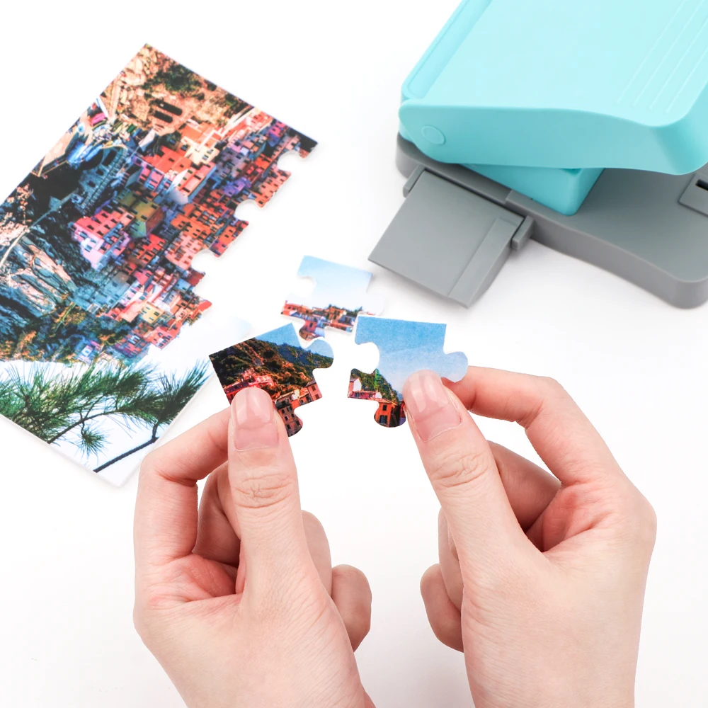 12.7x8cm Jigsaw Puzzle Paper Punch DIY Puzzle Making Machine Easy ...