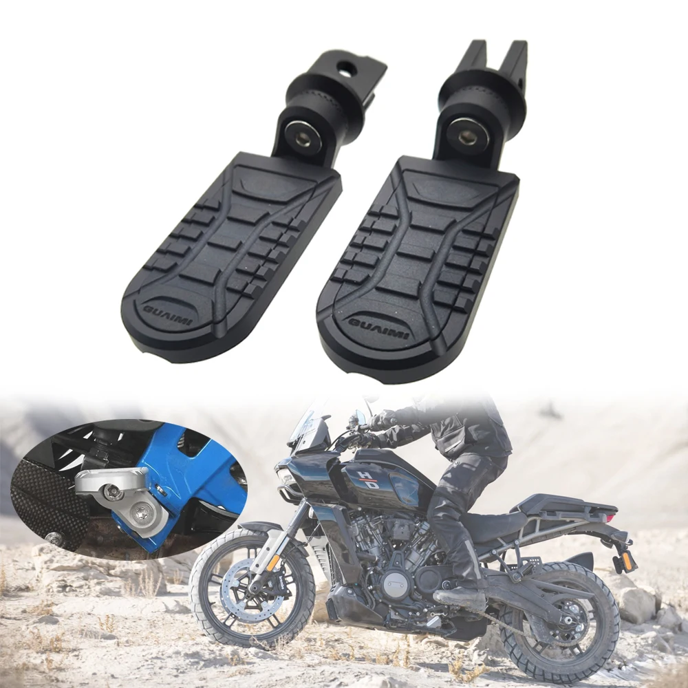 Motorcycle-Front-Rear-Rotatable-FootRest-Foot-Pegs-Footpegs-Rests ...