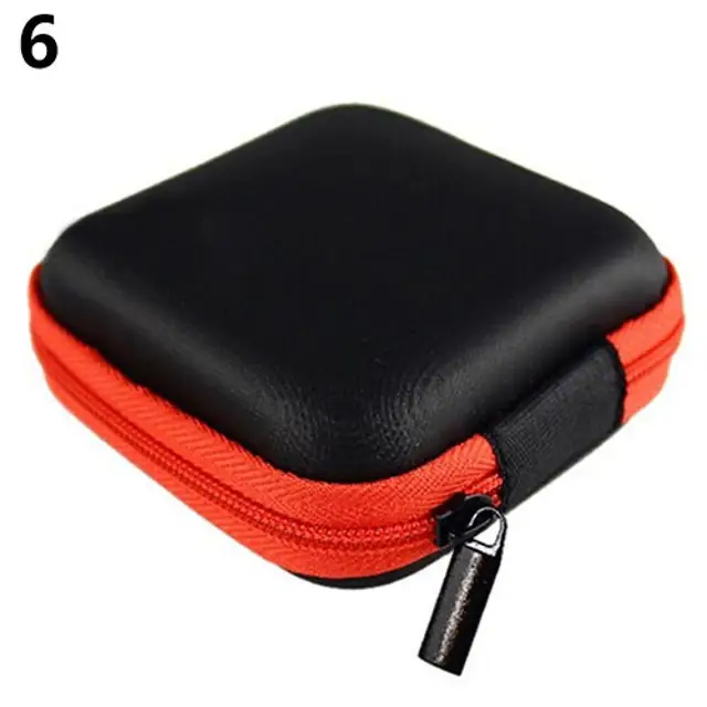 Wired Wireless Earphone Case Data Cord Organizer Headphones Case ...