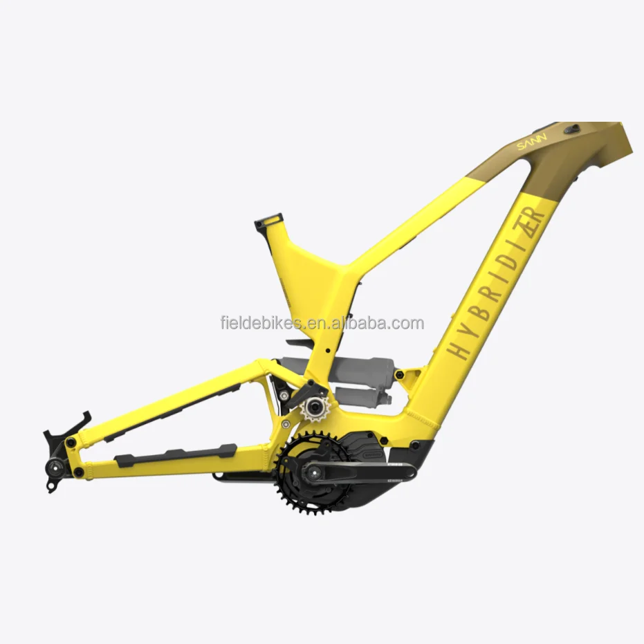 Hybridizer SANN EMTB Full Suspension Aluminum Alloy Ebike Frame Plus ...