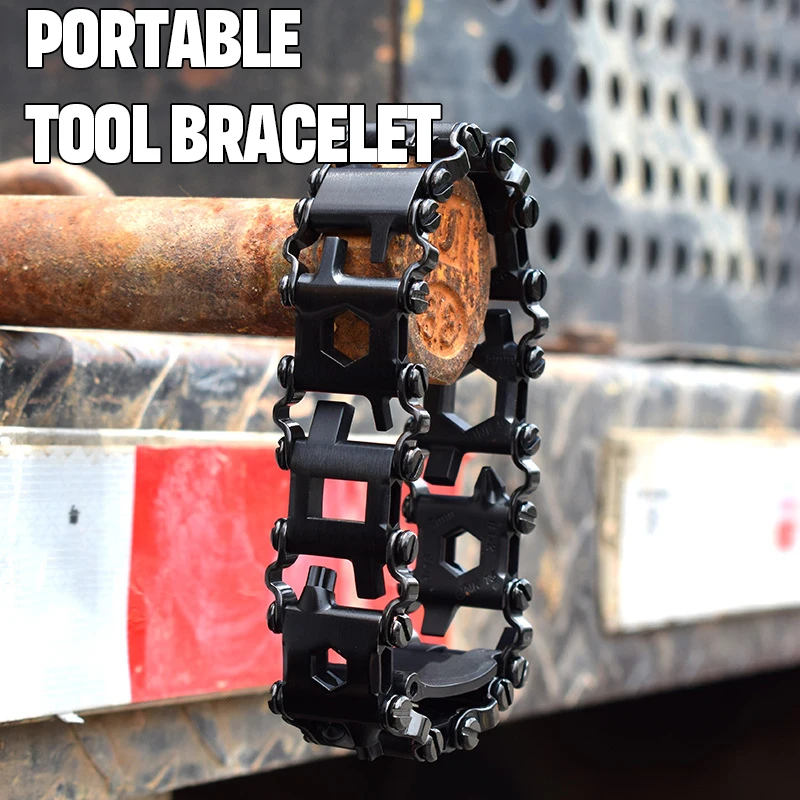 Tool-Bracelet-29-in-1-Multi-tools-Outdoor-Survival-Camping-Supplies ...