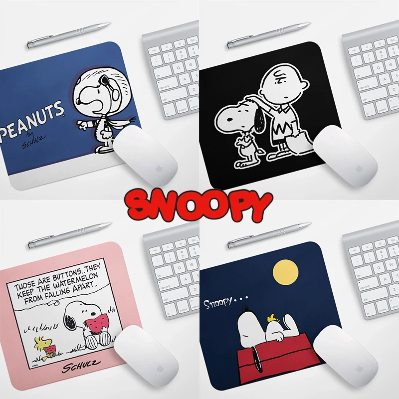 Snoopy-Anti-slip-Mouse-Pad-Universal-Leather-Gaming-Mice-Mat-New-Desk ...