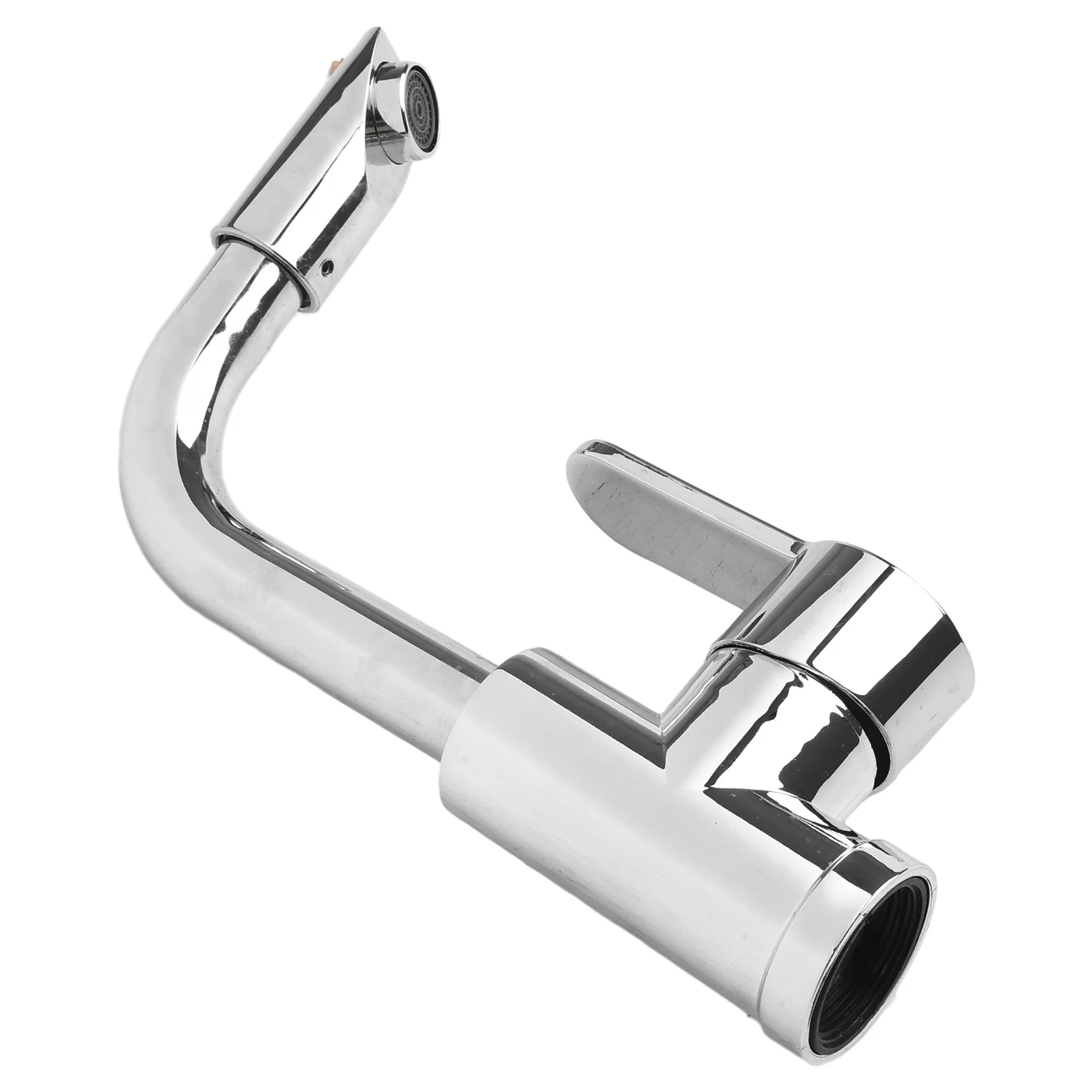 Sink-Tap-Bathroom-Faucet-Polished-Silver-Single-Handle-Anti-Rust-Anti ...