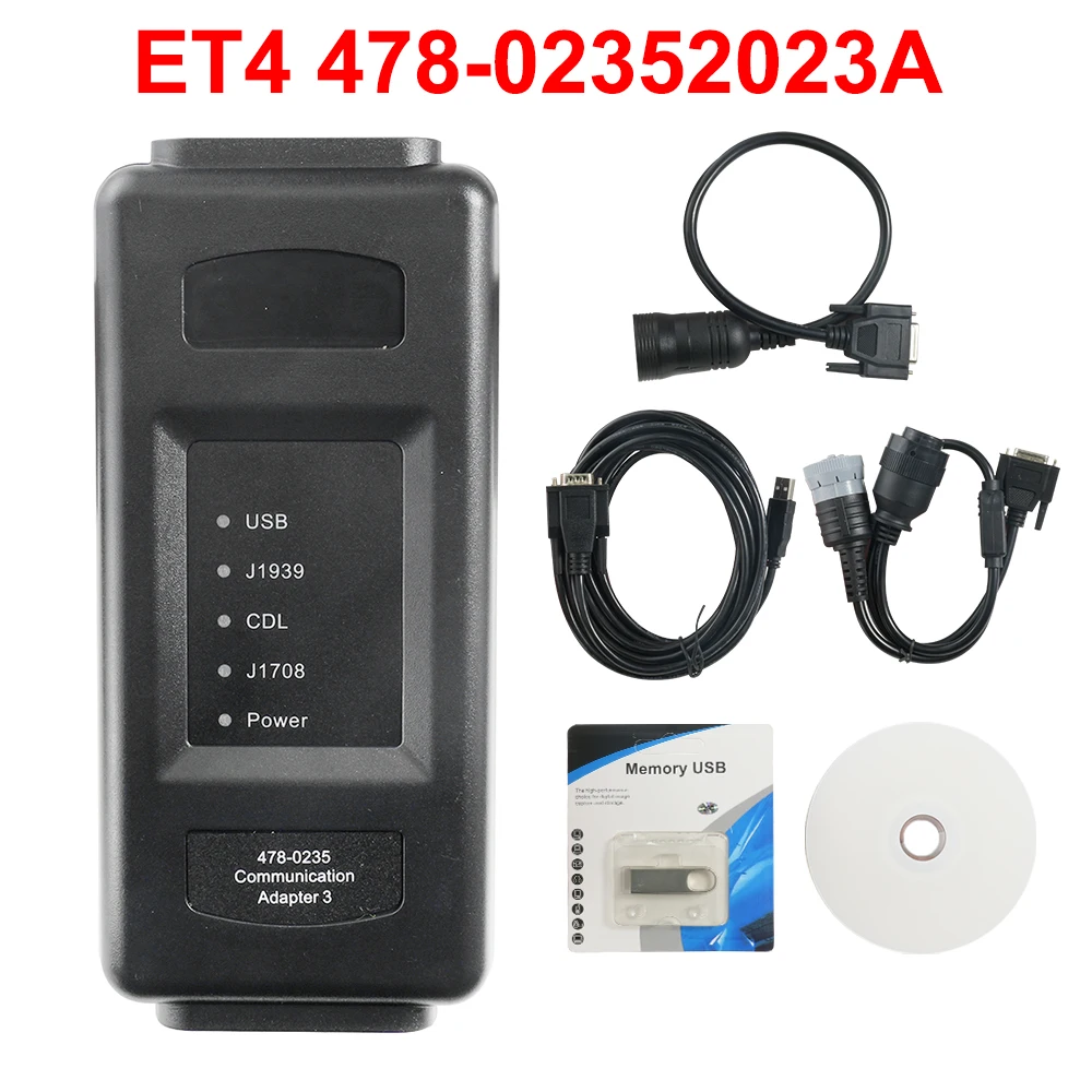 2022A-ET4-478-0235-Adapter-For-cat-Truck-Excavator-Diagnostic-Tool ...
