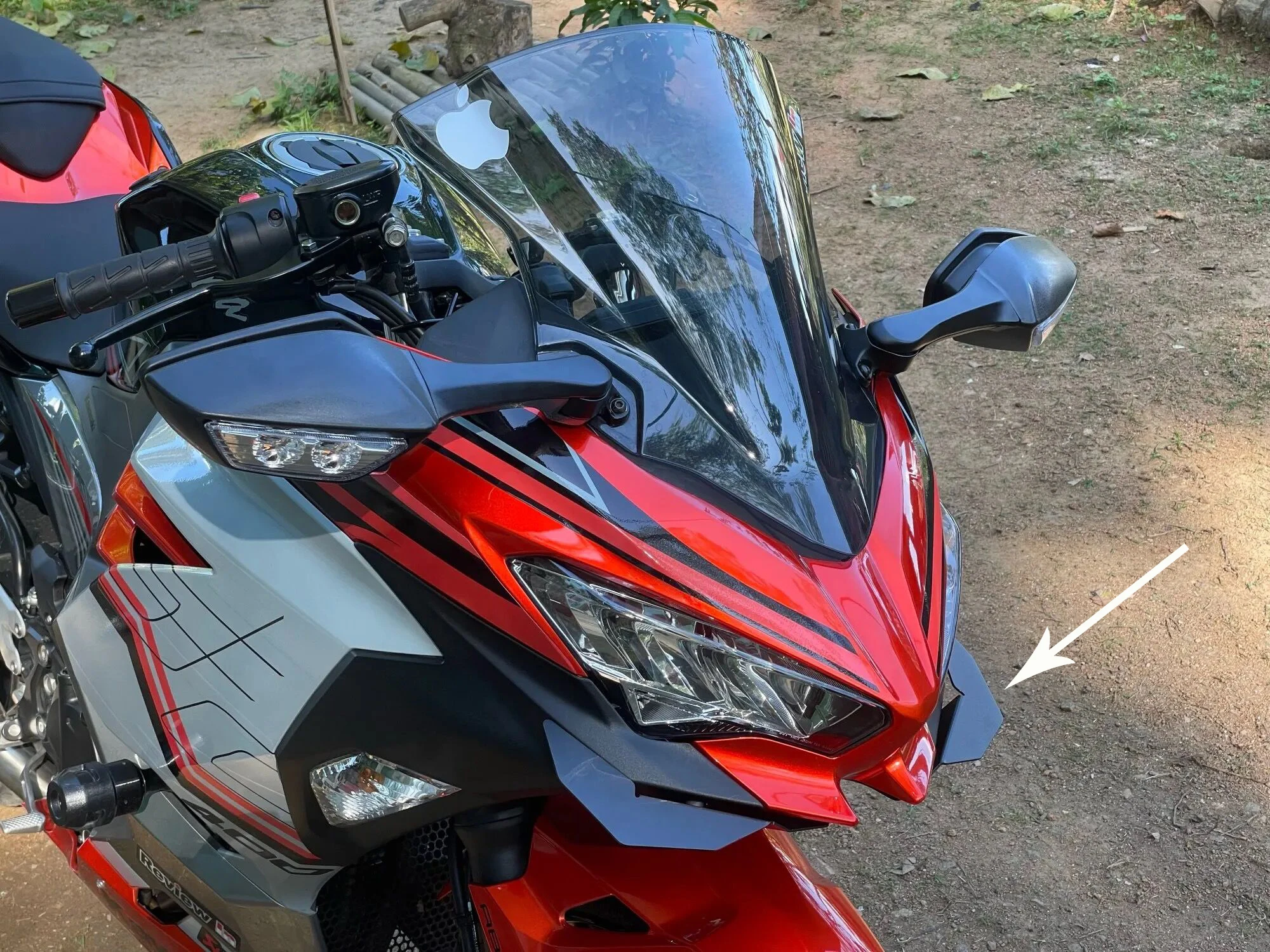 2021 2022 2023 Motorcycle Front Fender Decoration Nose Beak FOR ...