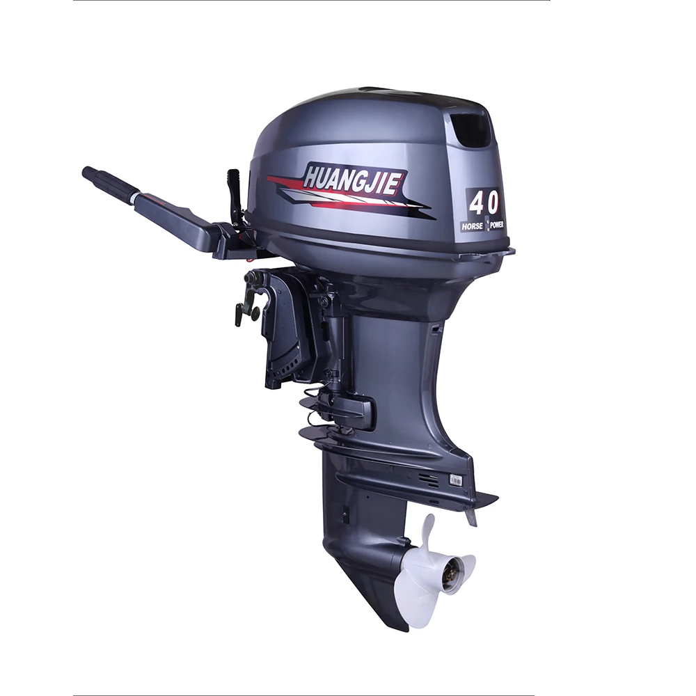 Power-Boat-Engine-Huangjie-2-Stroke-40HP-Outboard-Motor-for-Speed-Boat ...
