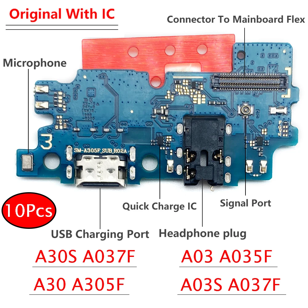 Samsung Galaxy A30 Charging Port | Usb Charging Port Socket Charger ...
