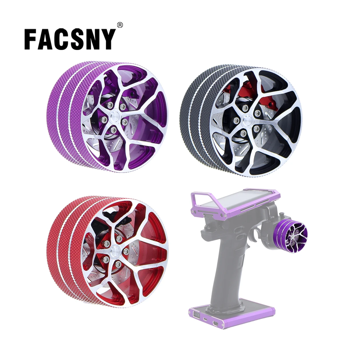 RC-Transmitter-Steering-Wheel-with-Brake-Disc-for-Flysky-Noble-NB4-X6 ...